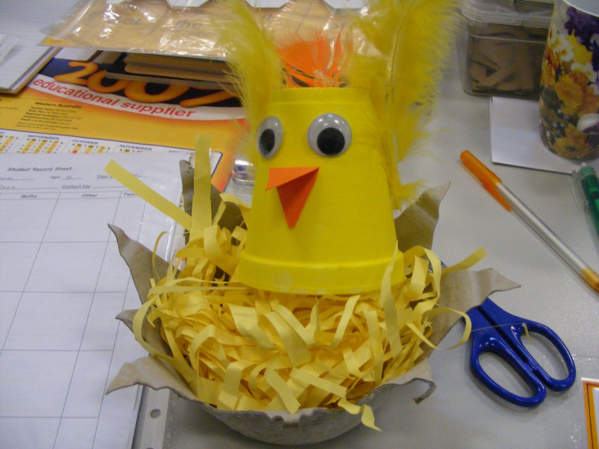 Paper Cup Chicks and Building Rapport – Blue Skies Craft